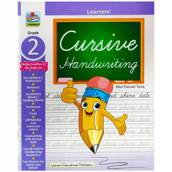 Learner Cursive Handwriting Book For Class 2