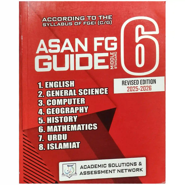 Asan FG Teacher Guide Class 6