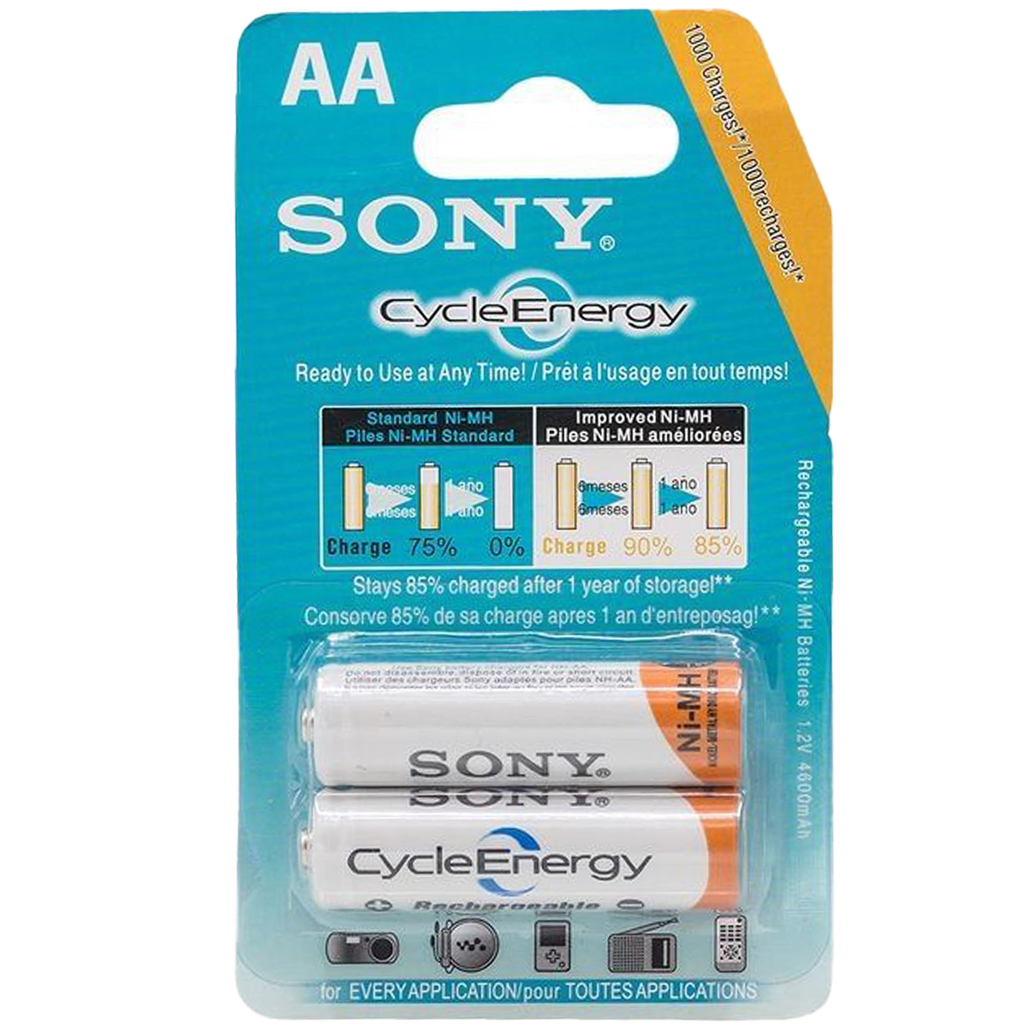 Sony Cycle Energy AA Rechargeable Cell – Saleemi Book Depot